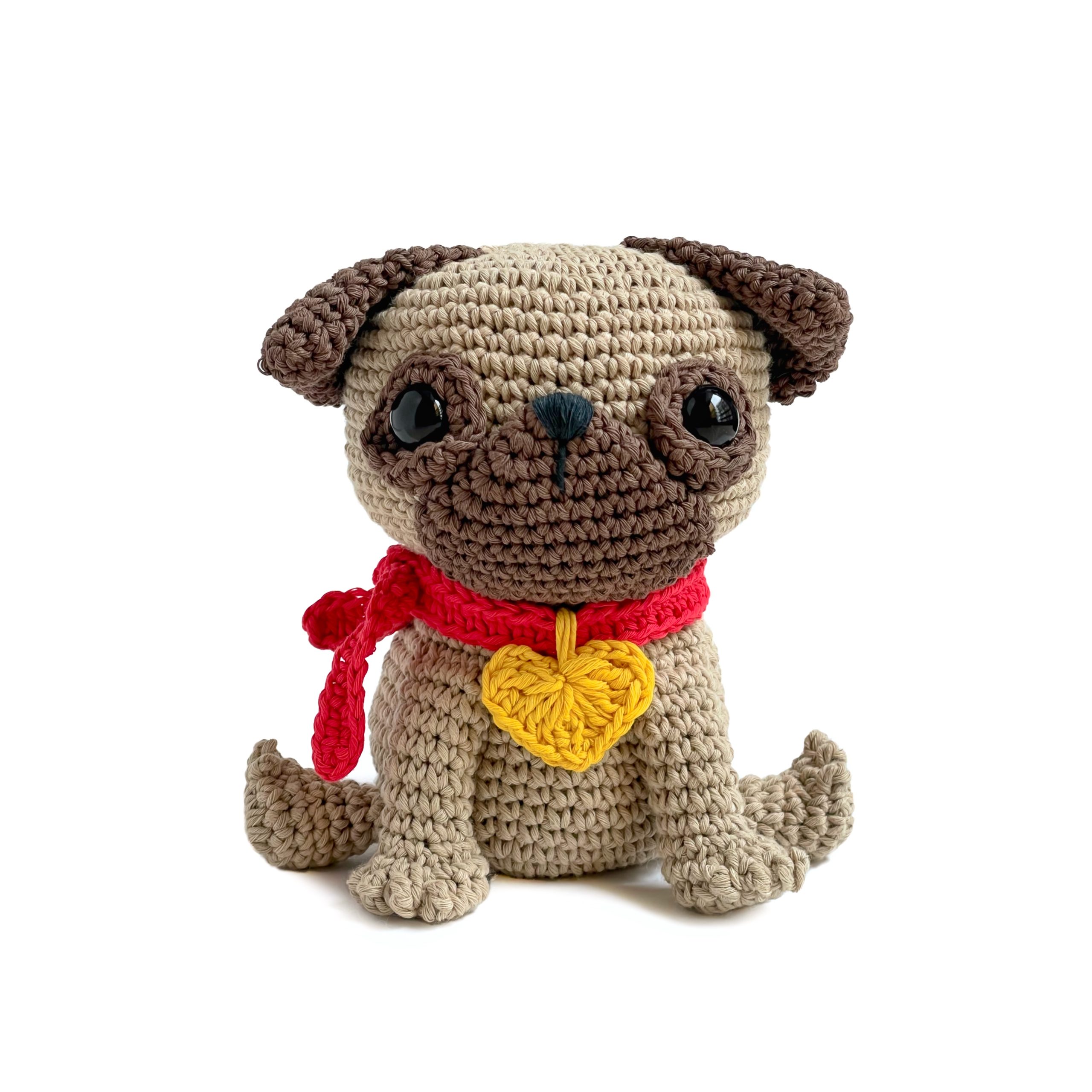 Perro Pug Amigurumi Tutorial